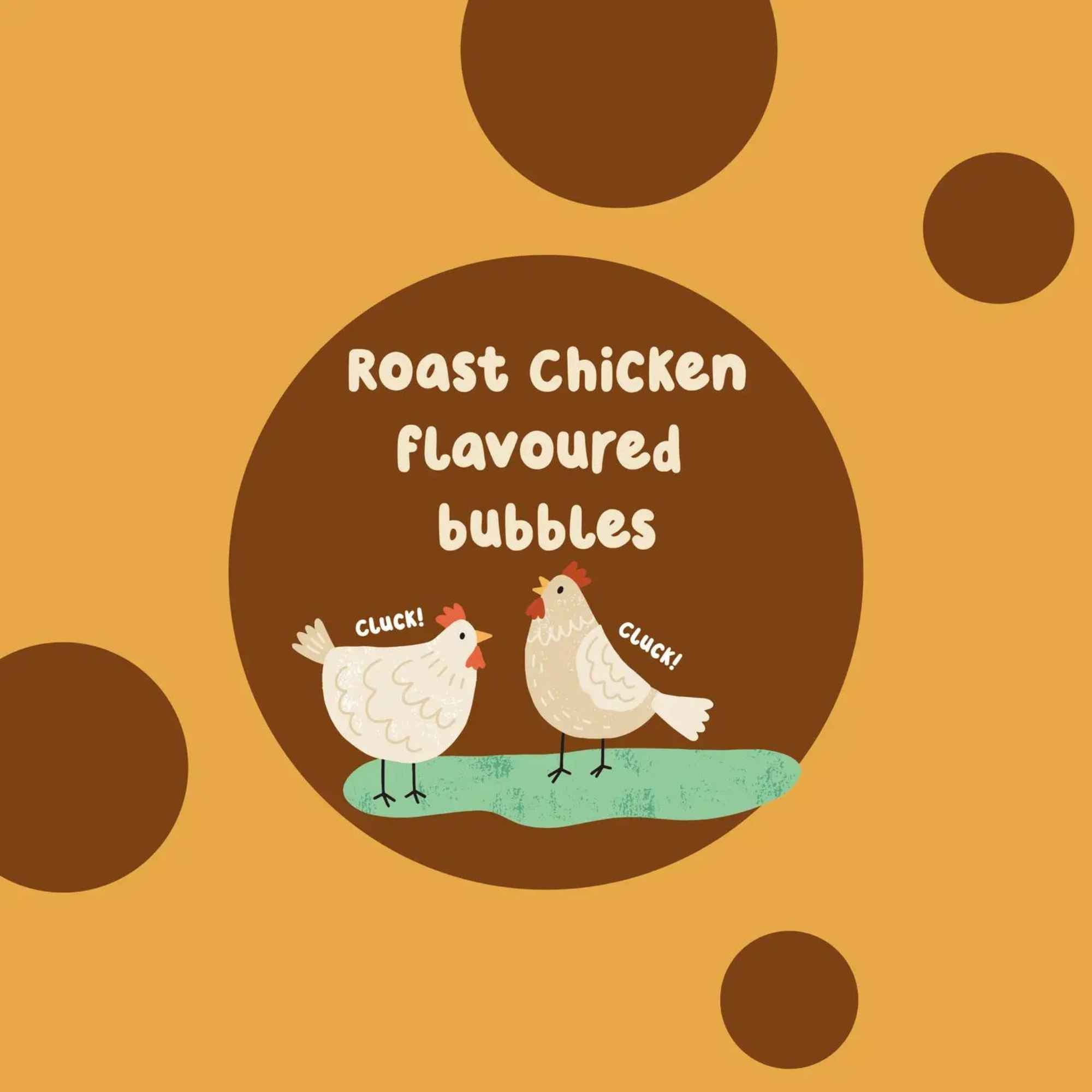 Roast Chicken Dog Bubbles | Barkelicious Bakes